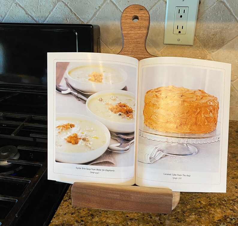 Adjustable Cookbook Holder, Tablet Stand, and Recipe Card Holder That's ...
