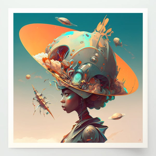 Futuristic Hat - Etsy