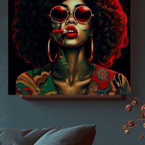 Trippy Red Digital Art Download Ai Art Wall Art Poster Art Instant ...