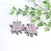 Patriotic Firework Earrings Laser Cut File SVG Digital - Etsy