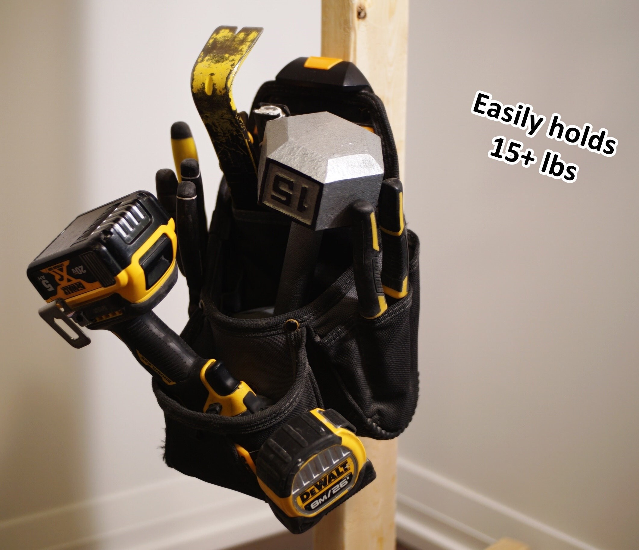 6 Pack, Toughbuilt Wall Mount, Durable, Strong, Uv/heat Resistant, Heat ...