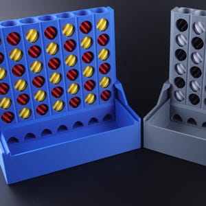 3D Printed Connect 4 Game | Travel Friendly Board Game | Automatic ...