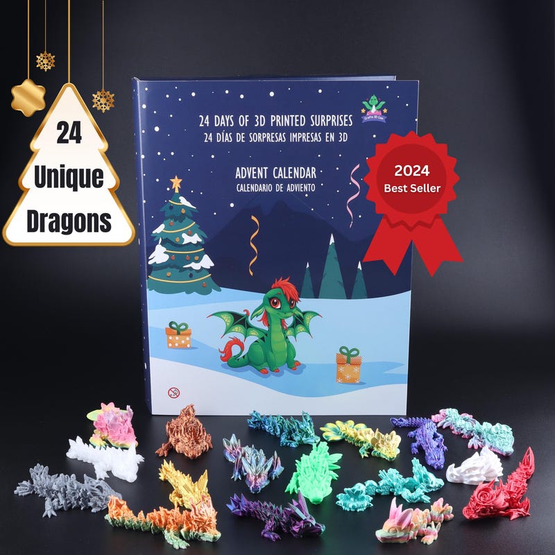 Mini Paper Advent Calendar - Etsy