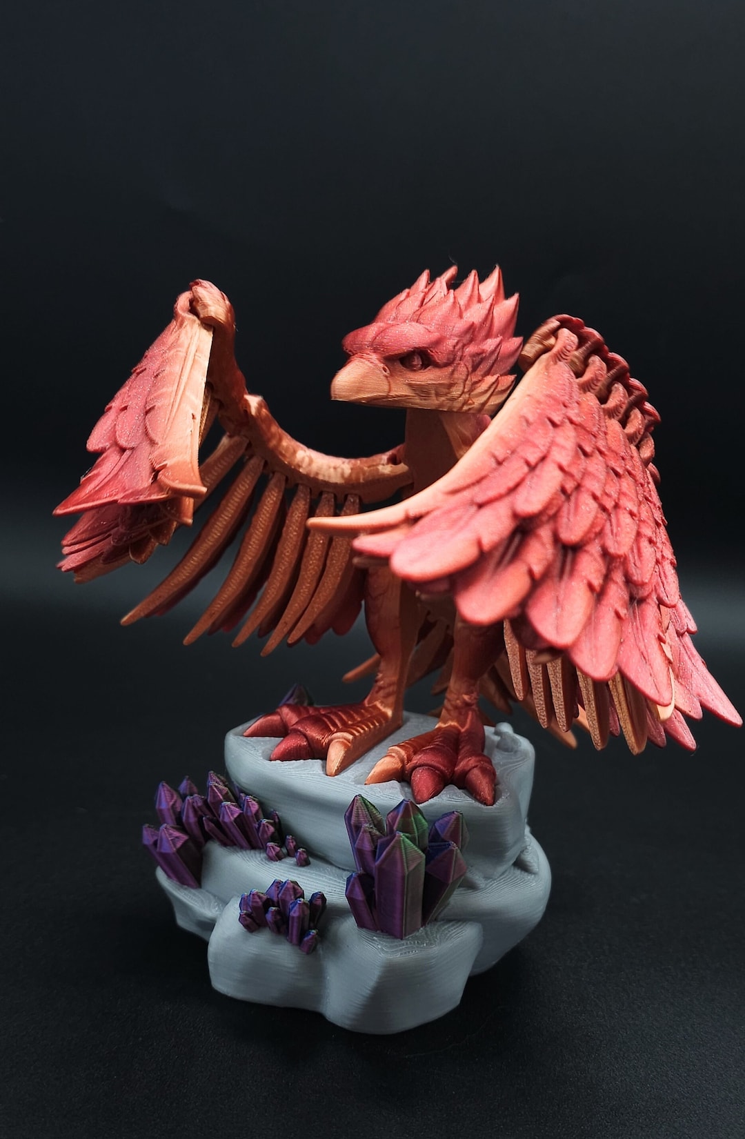 3d Printed Phoenix, Phoenix Bird 3d Model, Articulated Phoenix Decor ...