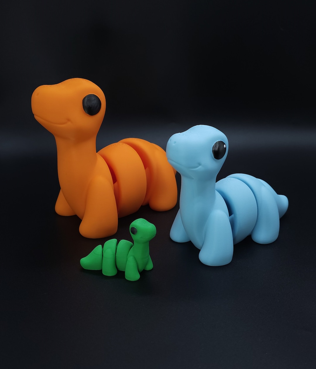 3D Printed Articulated Brontosaurus, Dinosaur Toy, Toddler Decor - Etsy