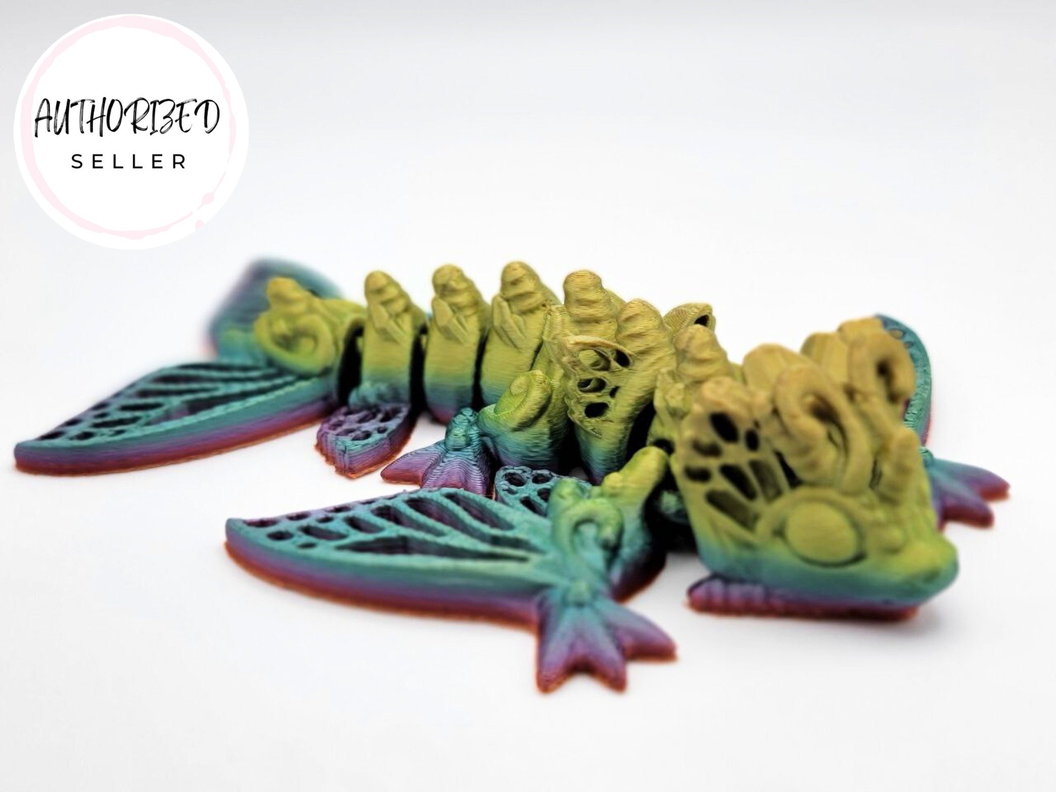 3D Printed Cinderwing Butterfly Wyvern - Etsy