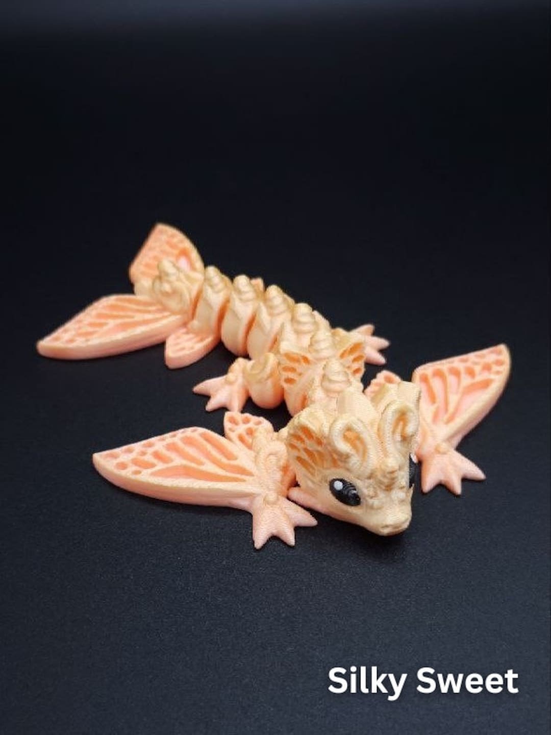 3D Printed Cinderwing Butterfly Wyvern – Articulated Dragon Toy - Etsy