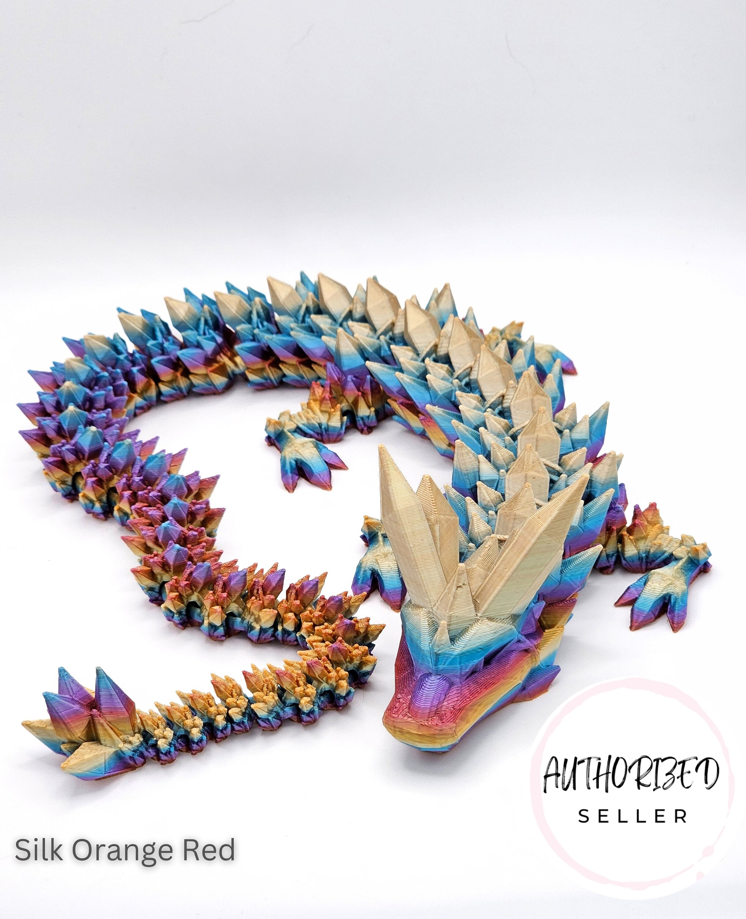 3D Printed Crystal Dragon Dragon Egg Articulated Dragon - Etsy Australia