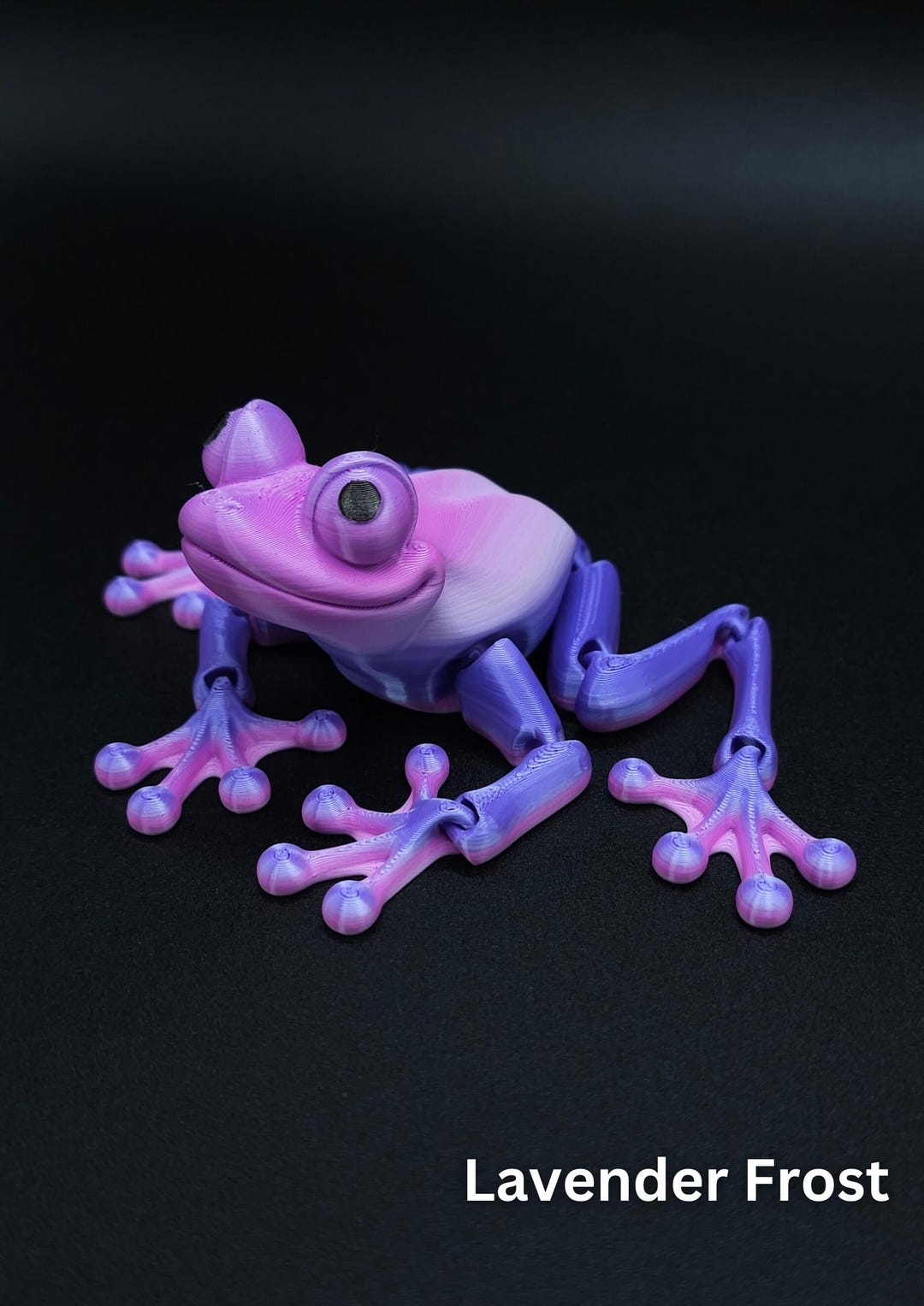 3D Printed Frog, Flexi Frog 3D Model, Trendy Desktop Toy for Kids and ...