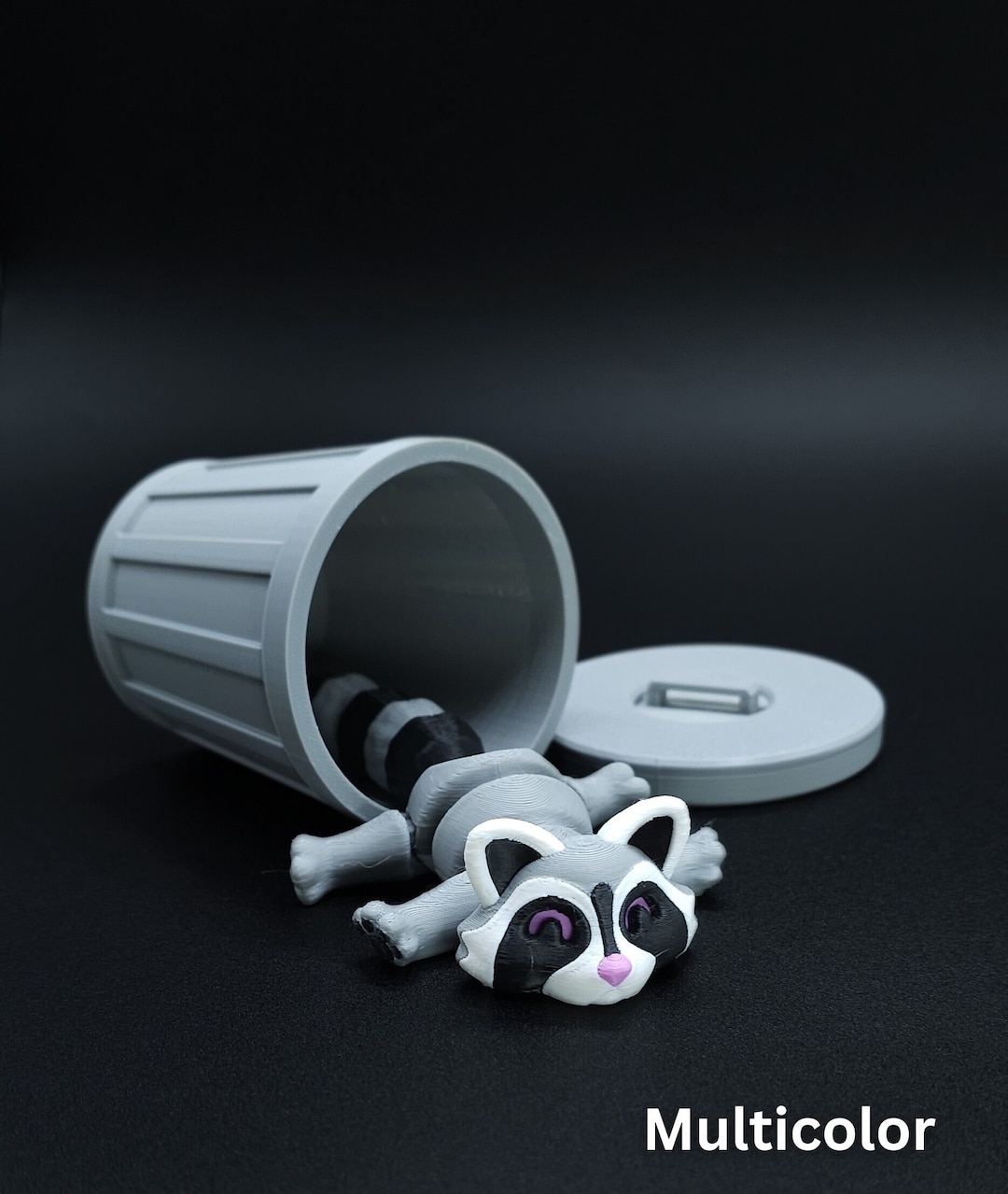 3D Printed Articulated Raccoon - Etsy