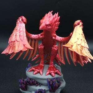 3d Printed Phoenix, Phoenix Bird 3d Model, Articulated Phoenix Decor ...