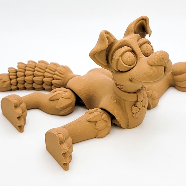 Articulated Dog 3d Print - Etsy