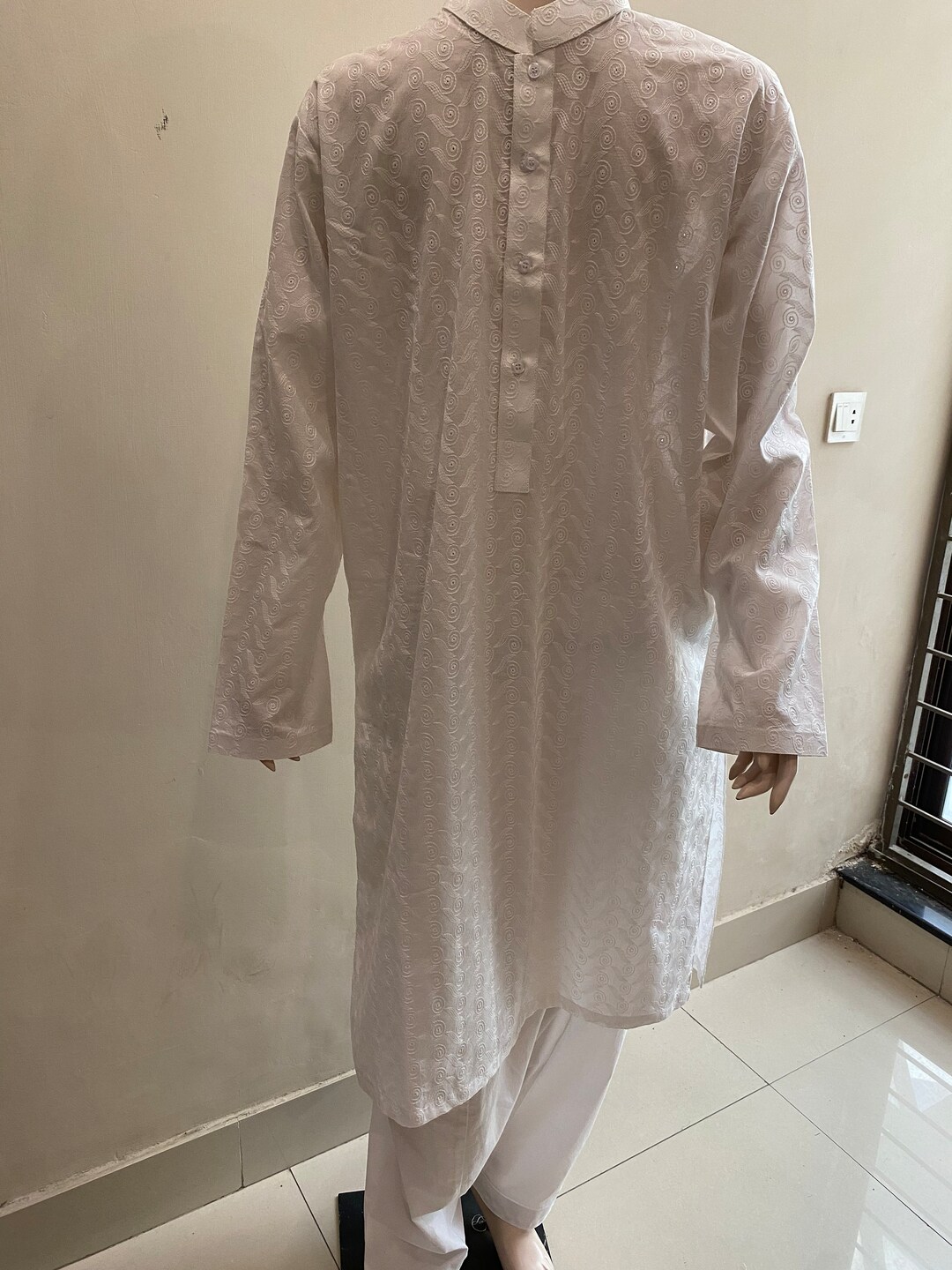 Pakistani/indian Kameez Shalwar 2PC Men Wear Chicken Cotton Small ...