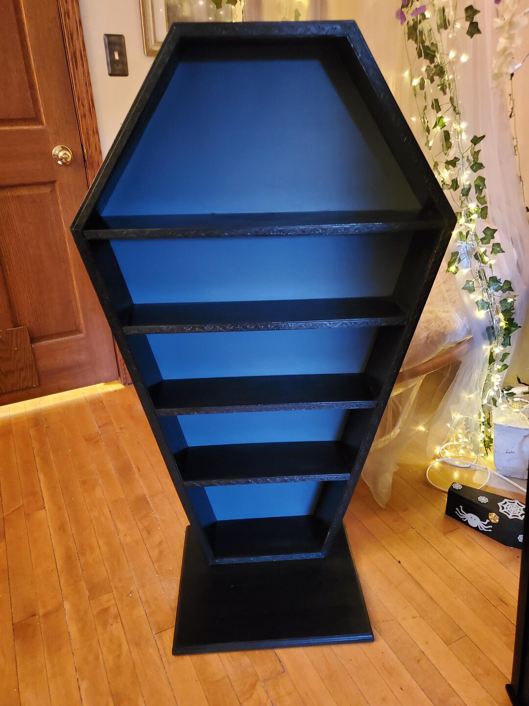 Coffin Bookshelf 4 Ft - Etsy