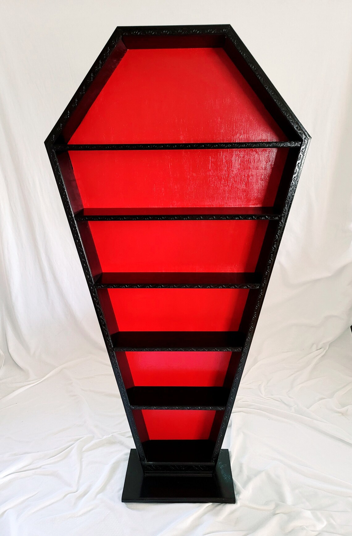 Coffin Bookshelf 4 Ft - Etsy