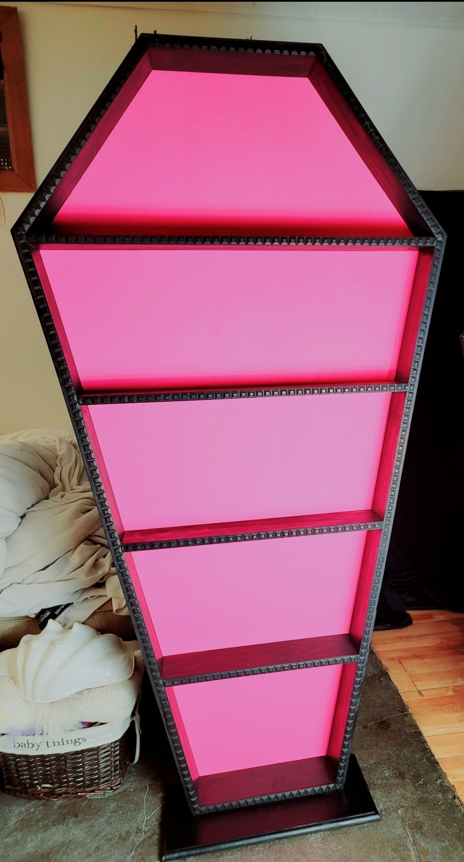 Coffin Bookshelf 4 Ft - Etsy
