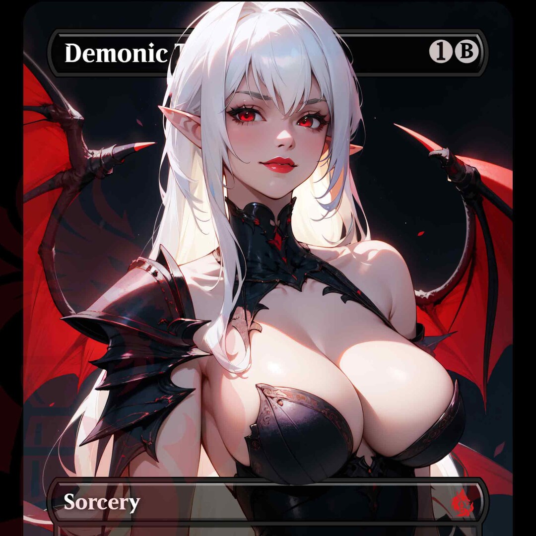 Demonic Tutor - Proxy Ver H - Etsy