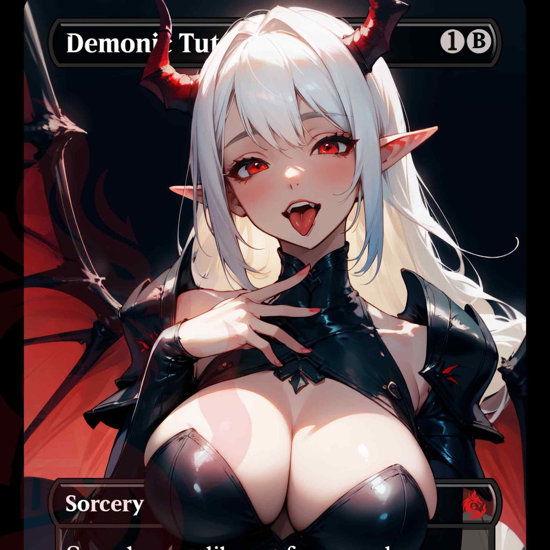Demonic Tutor - Proxy Ver F - Etsy