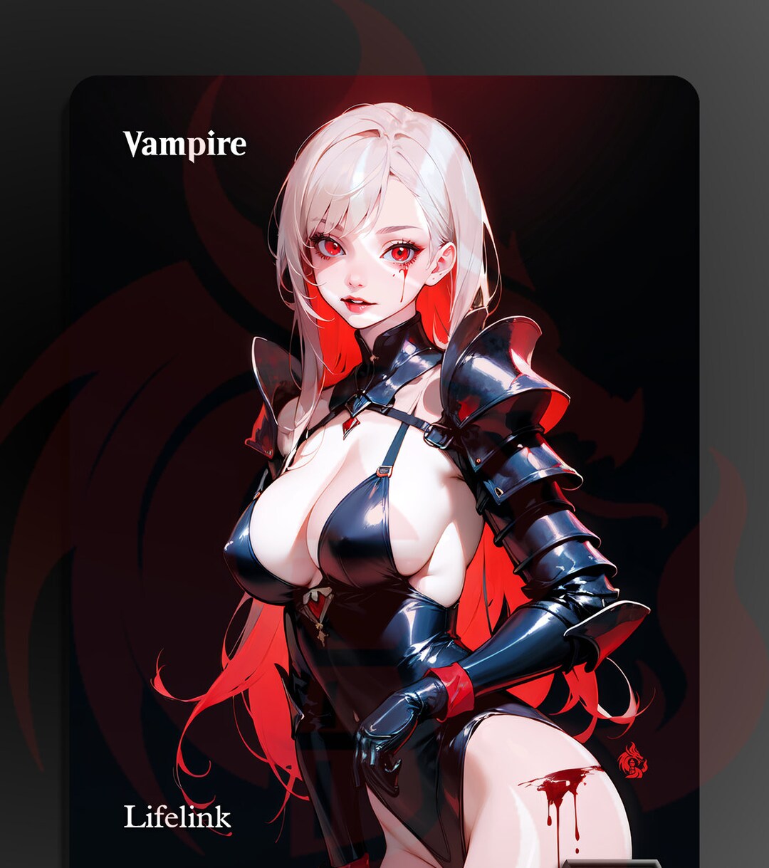 Vampire Lifelink Token - Custom PROXY Anime Waifu Ver A - Etsy Vampire Lifelink Token - Custom PROXY Anime Waifu Ver A - Etsy