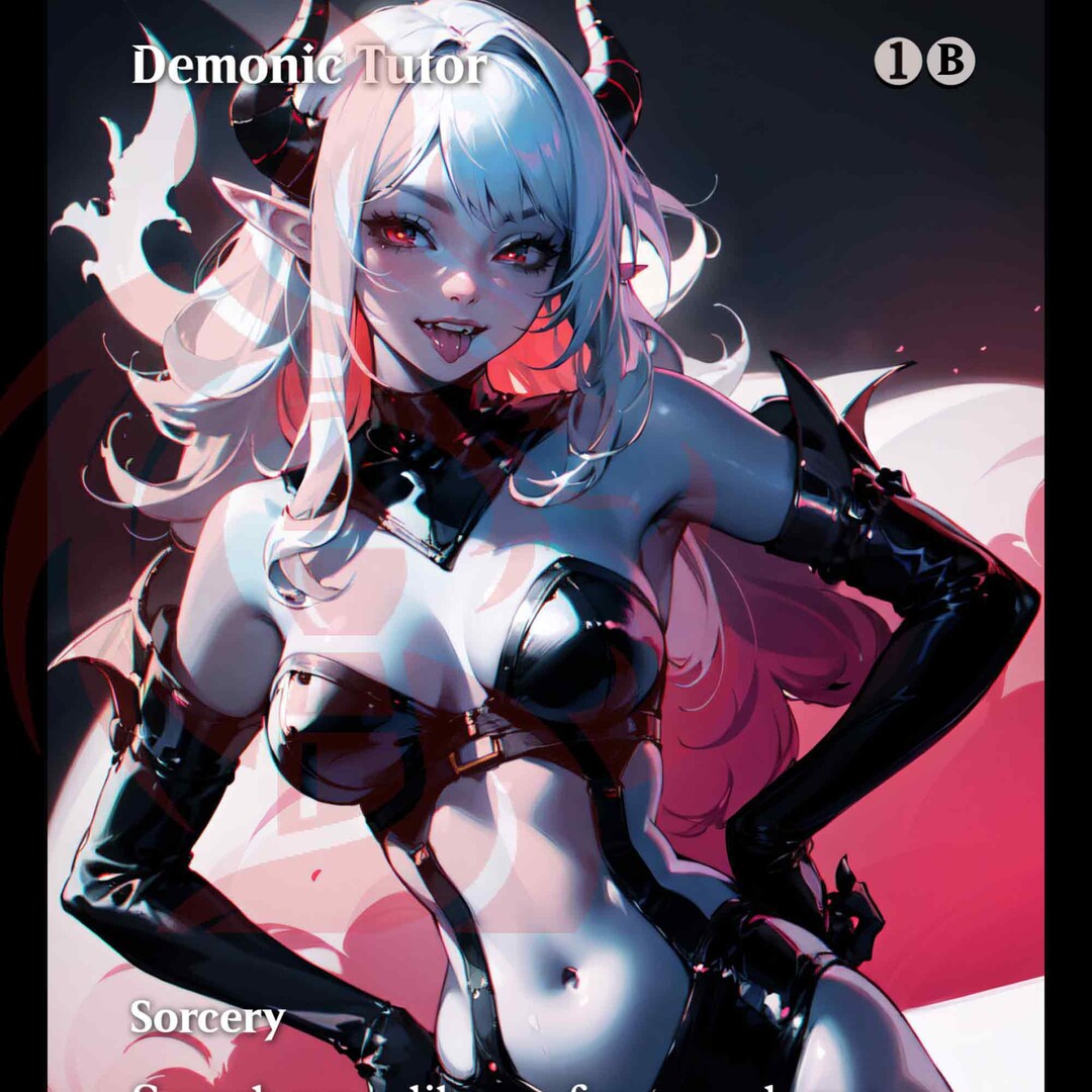 Demonic Tutor - Proxy Ver A - Etsy