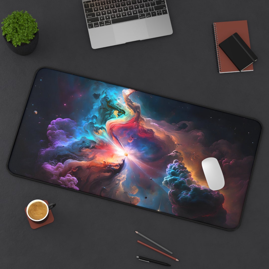 Nebula Mouse Pad | Vibrant Space-themed Gaming Accessory | Non-slip and ...