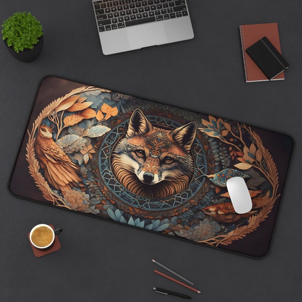 Fox Mouse Pad - Etsy
