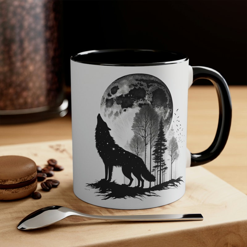 Wolf Coffee Mug - Etsy