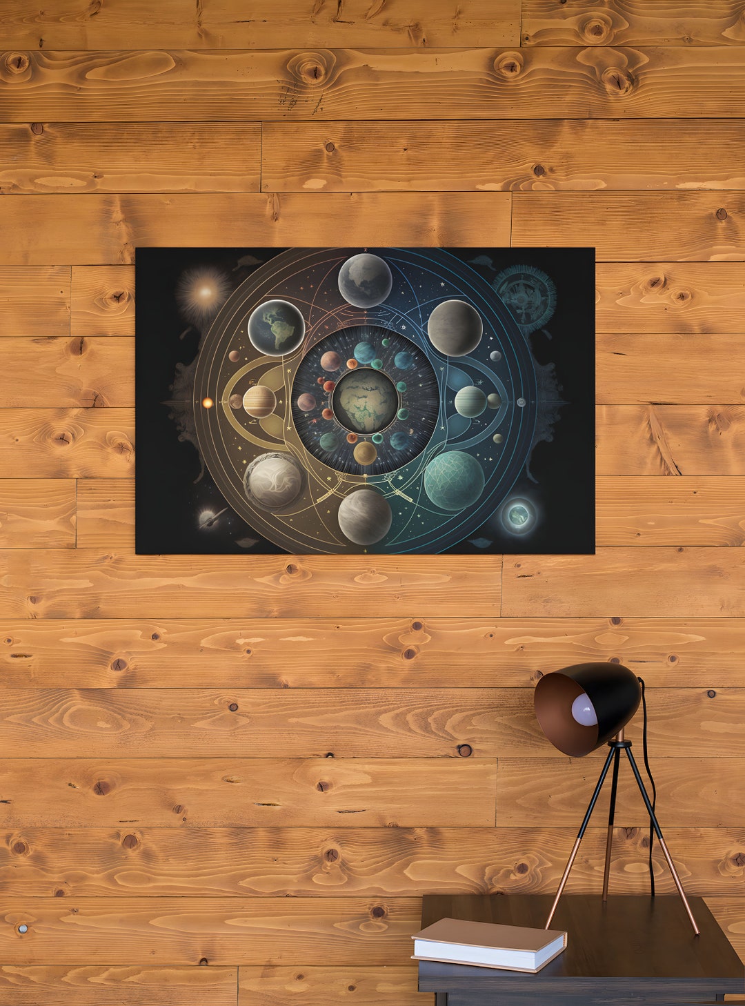 Celestial Wonder Planetary Alignment | Landscape Canvas Print | Perfect ...