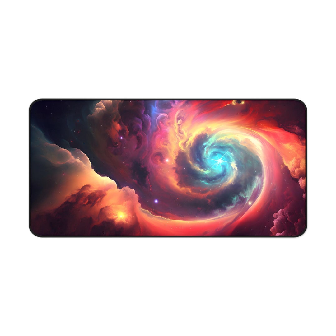 Space Nebula Gaming Mouse Pad | Vibrant Colors and Galaxy Design | Non ...
