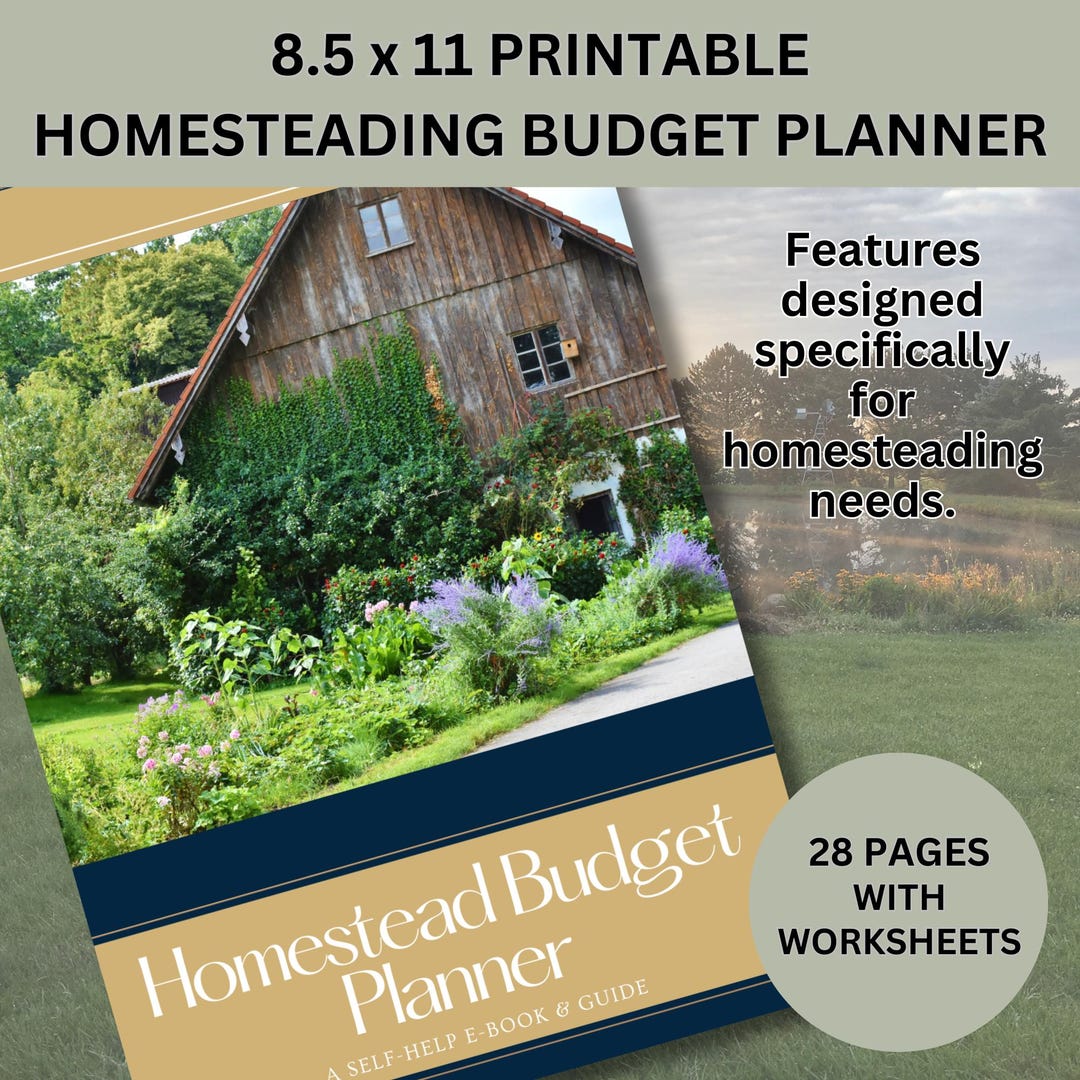 Ultimate Digital Homesteading Guide, Planner & Workbook: Self ...