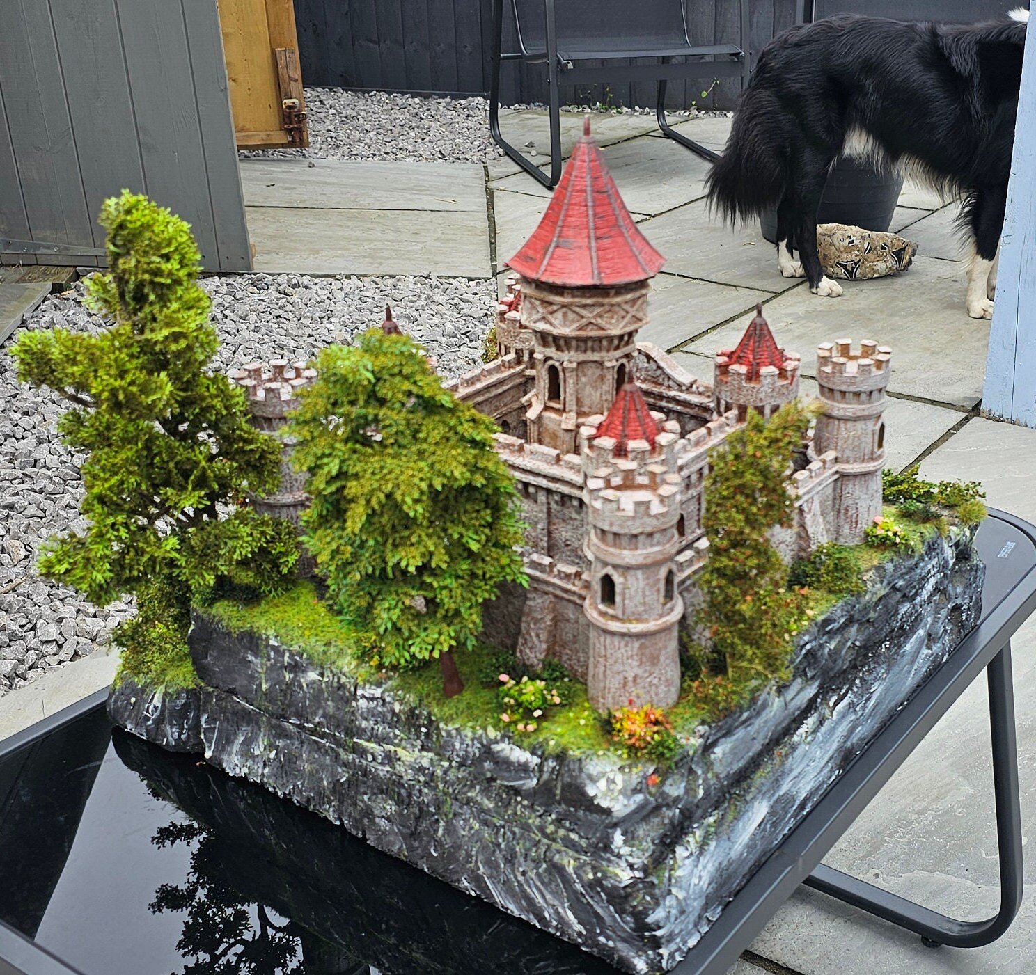 Miniature Castle Realistic Miniature Castle With Terrain Tabletop RPG ...