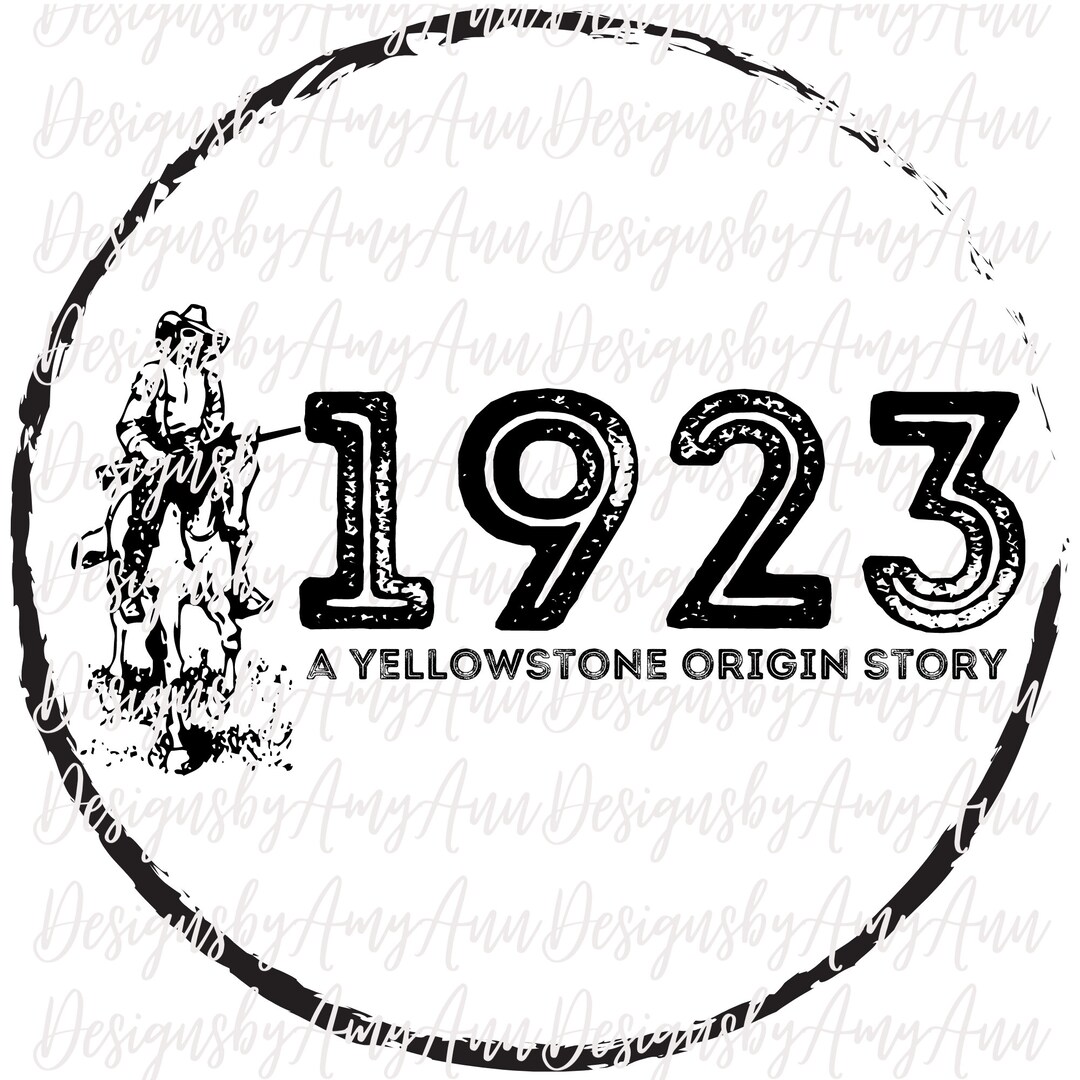 1923 SVG, PNG. Digital Download. Western, Origin Story - Etsy