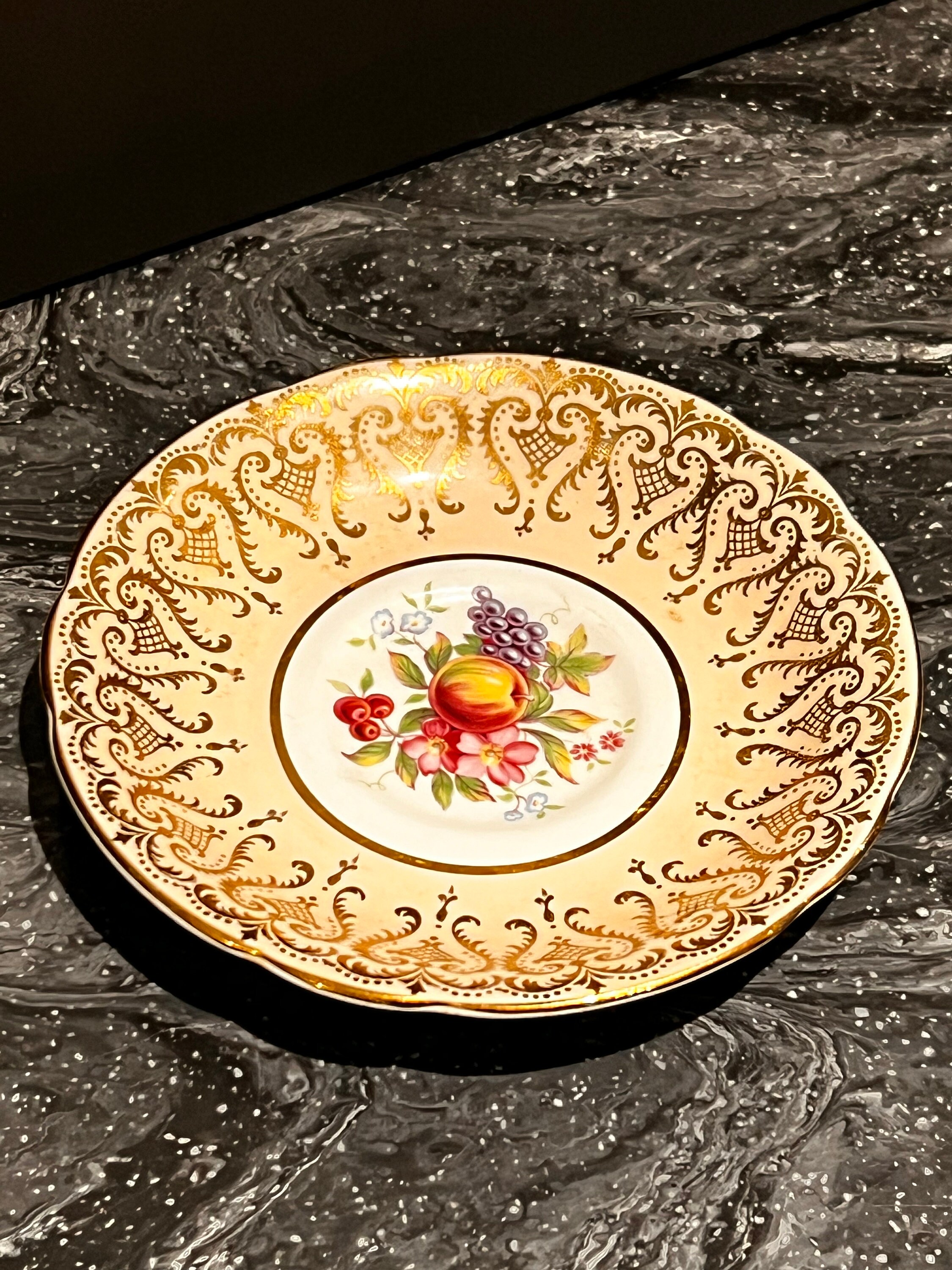 Vintage Art Deco Paragon Teacup and Saucer Square Cup Shape - Etsy