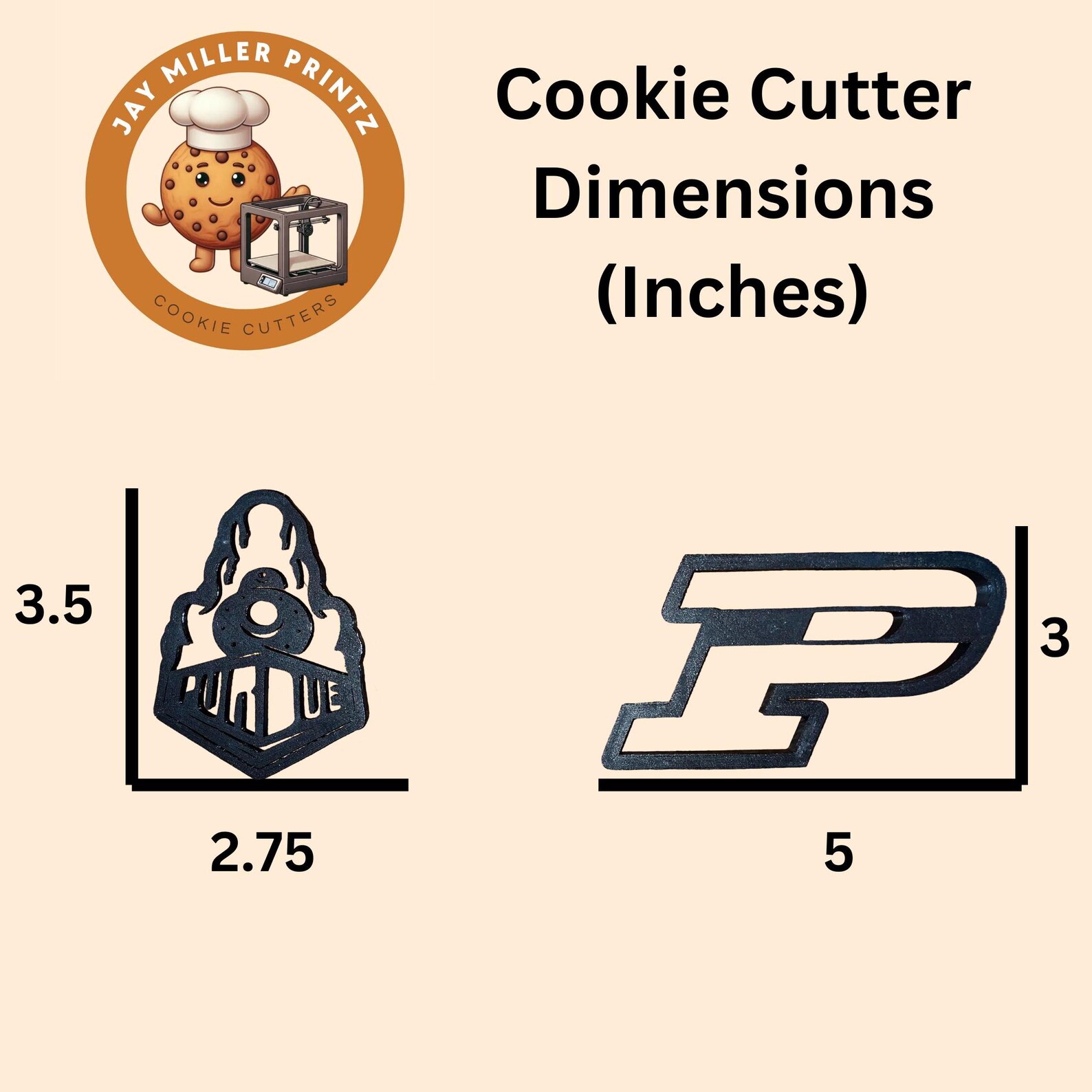 Purdue University Cookie Cutter - Etsy