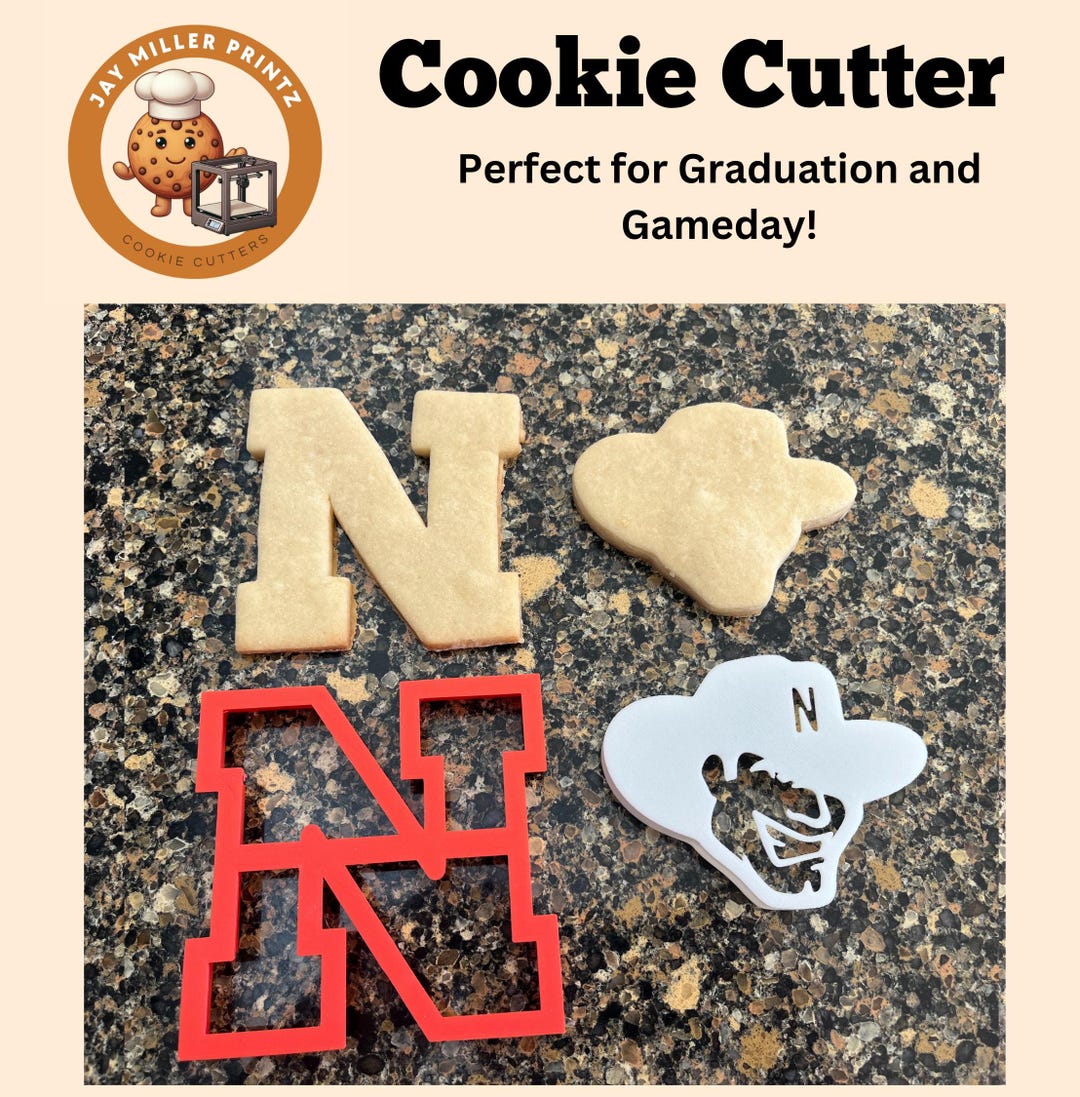 University of Nebraska Cookie Cutter - Etsy