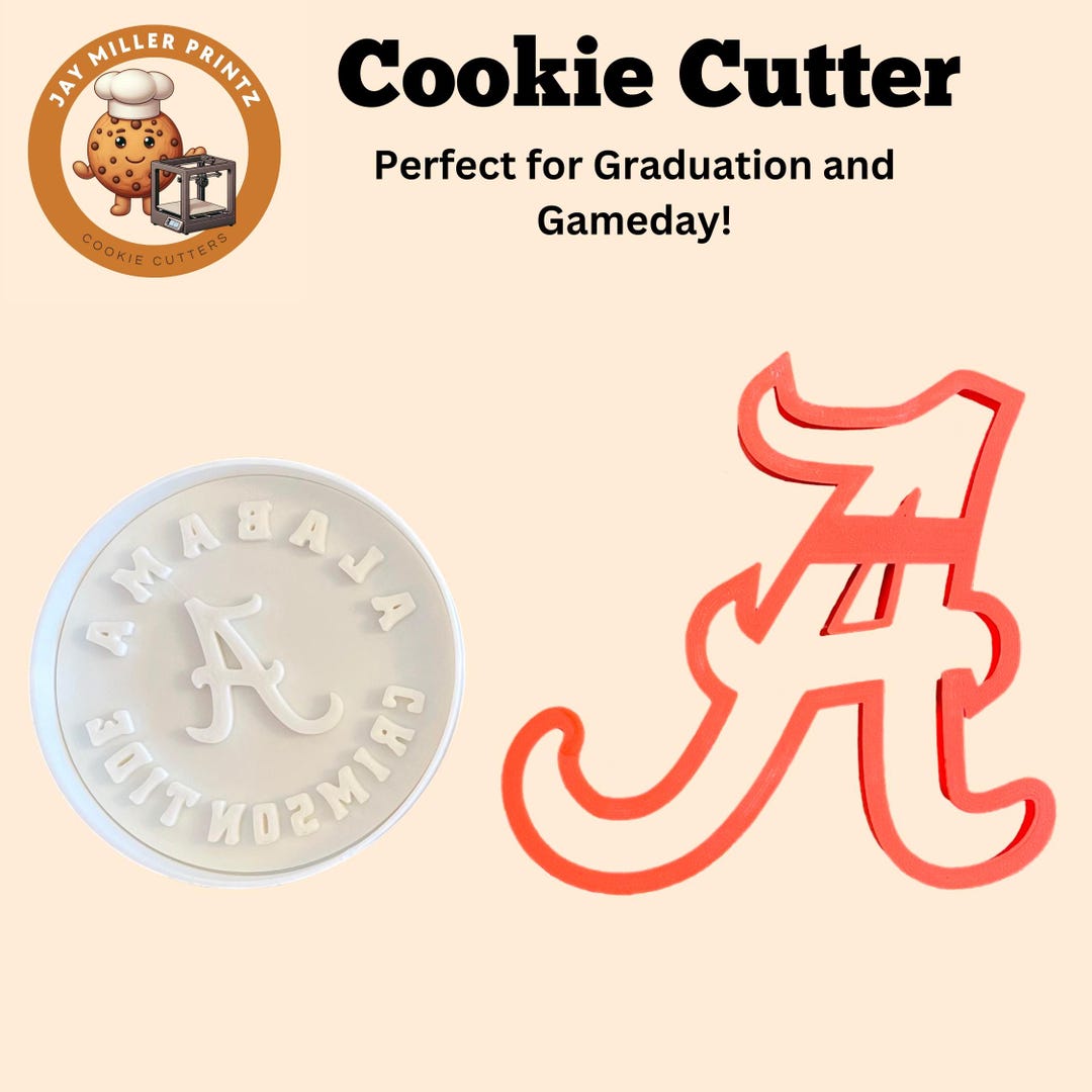 The University of Alabama Cookie Cutter - Etsy