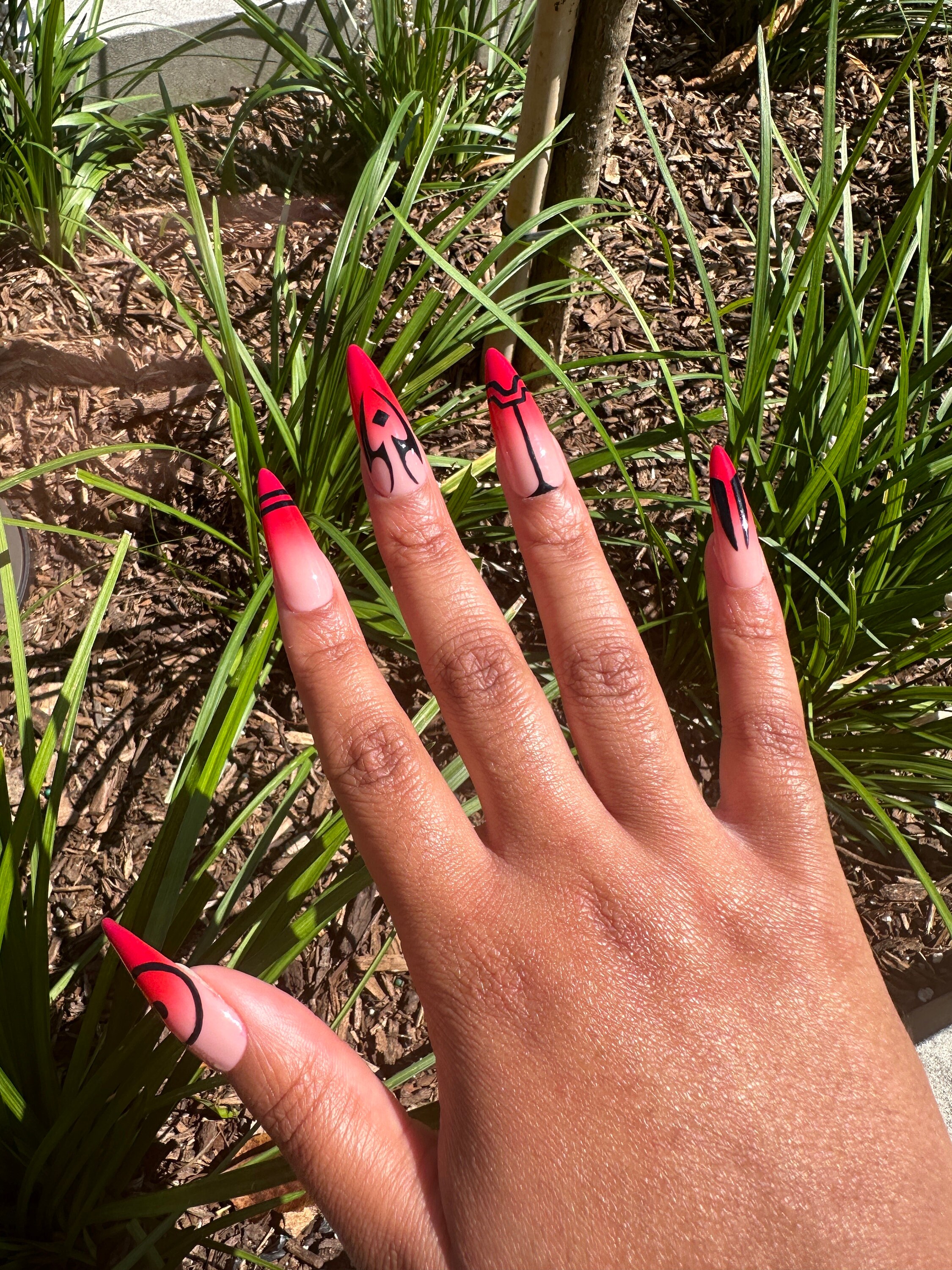 Sukuna | Press on Nails - Etsy