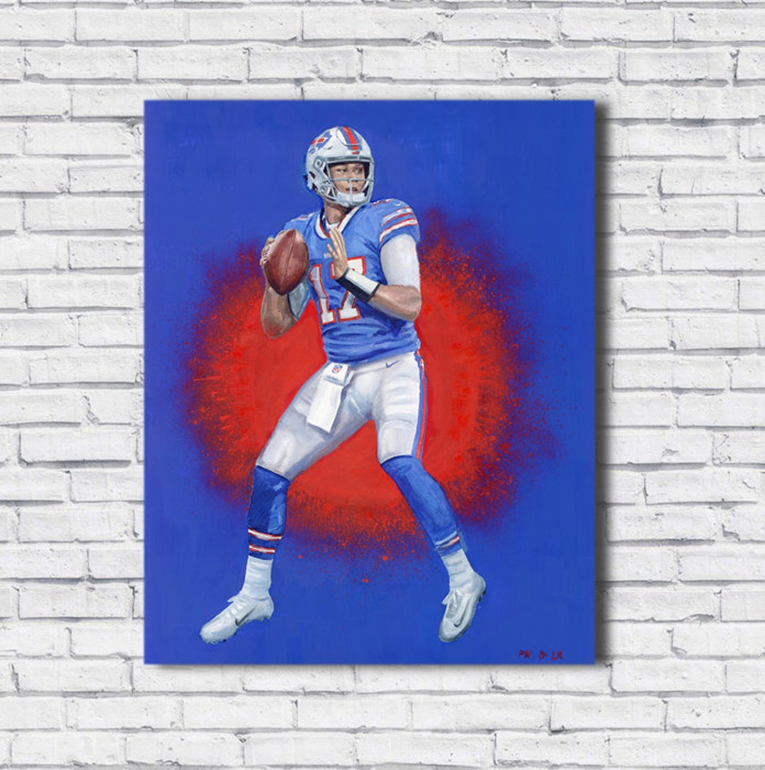 Josh Allen Prints - Throwback Collection - Etsy