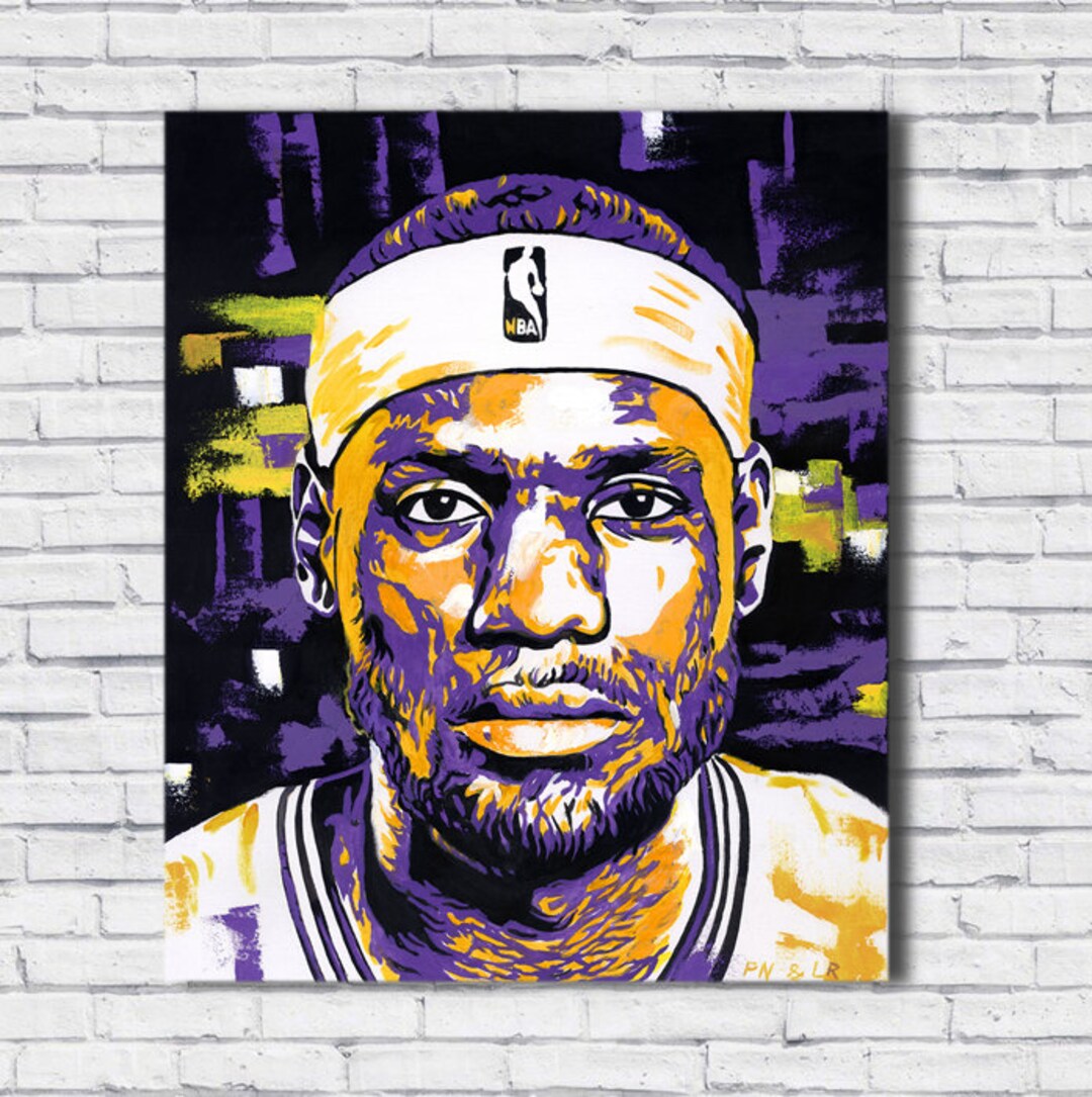 Lebron James Prints - Faces Collection - Etsy