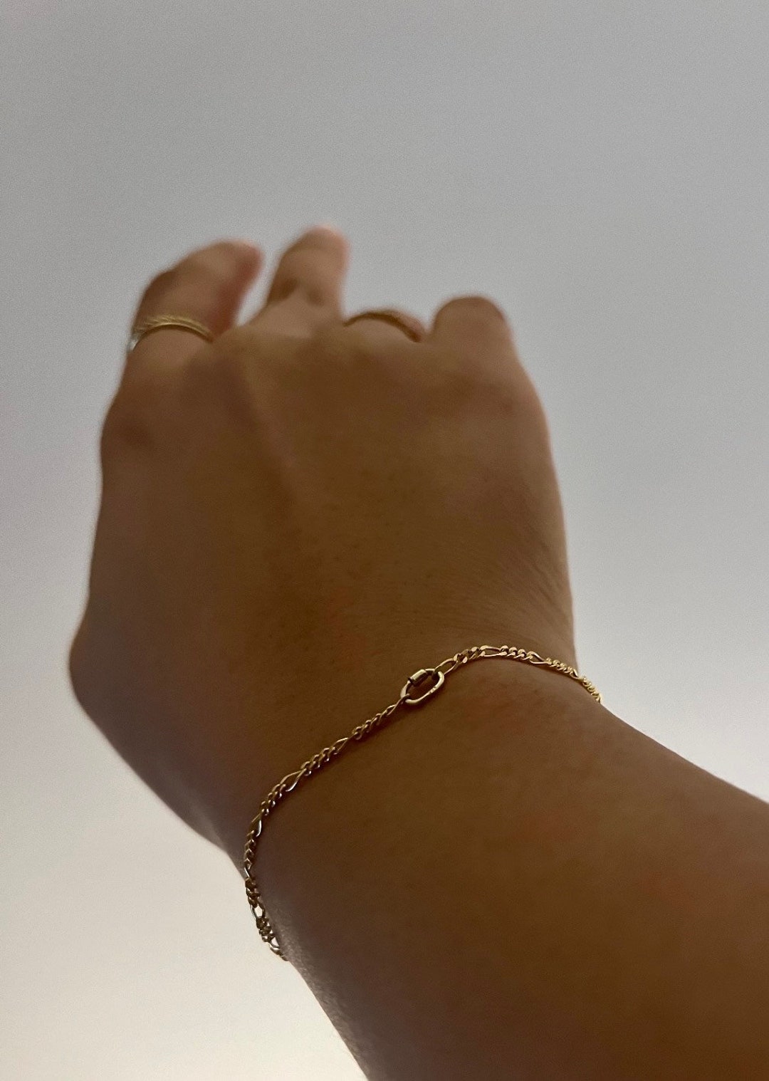 Cufflink'd Permanent Jewelry Bracelet (permanent Locking Clasp)| No ...