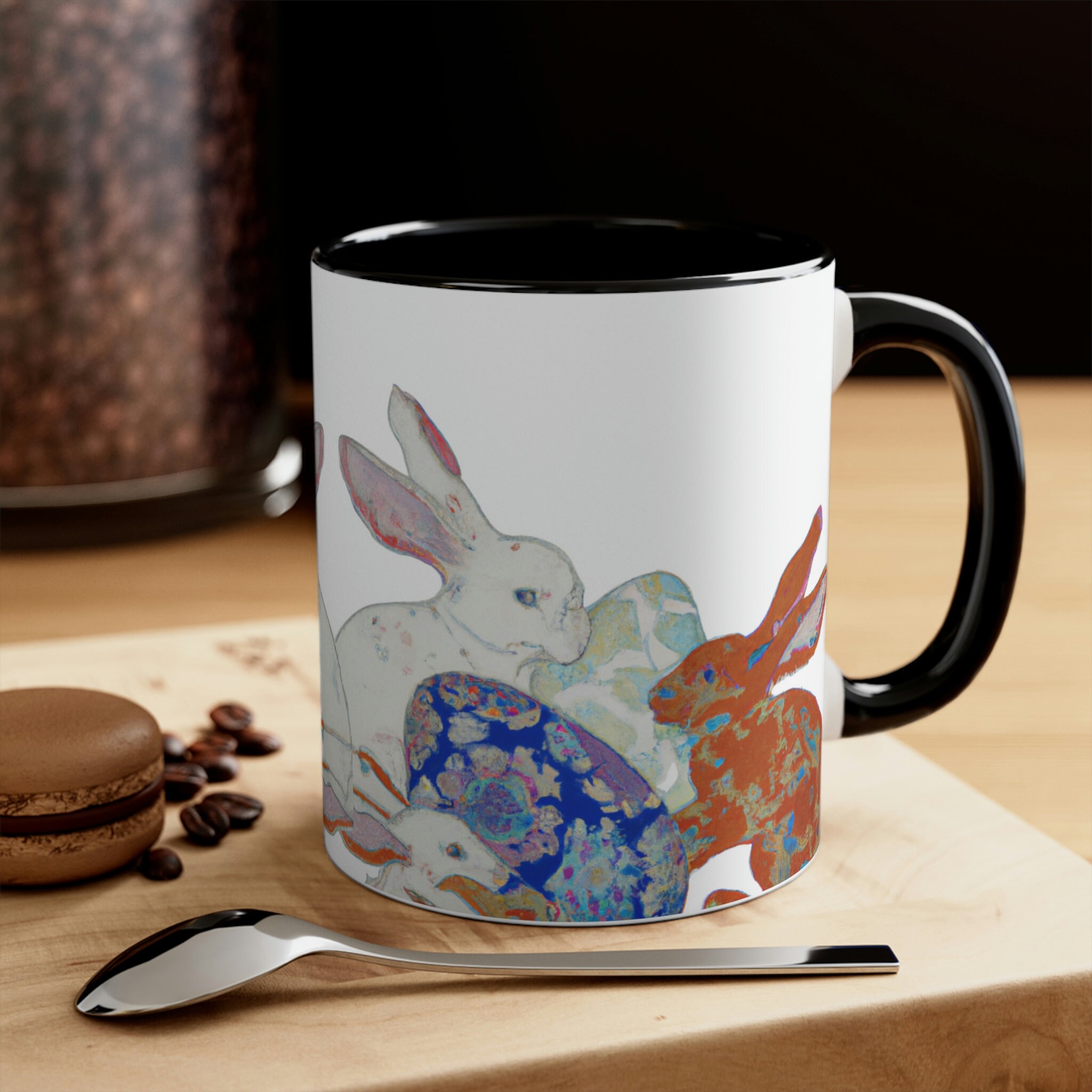 Japanese Art Bunny Mug, Ukiyo E Housewarming Gift for Bunny Lover ...