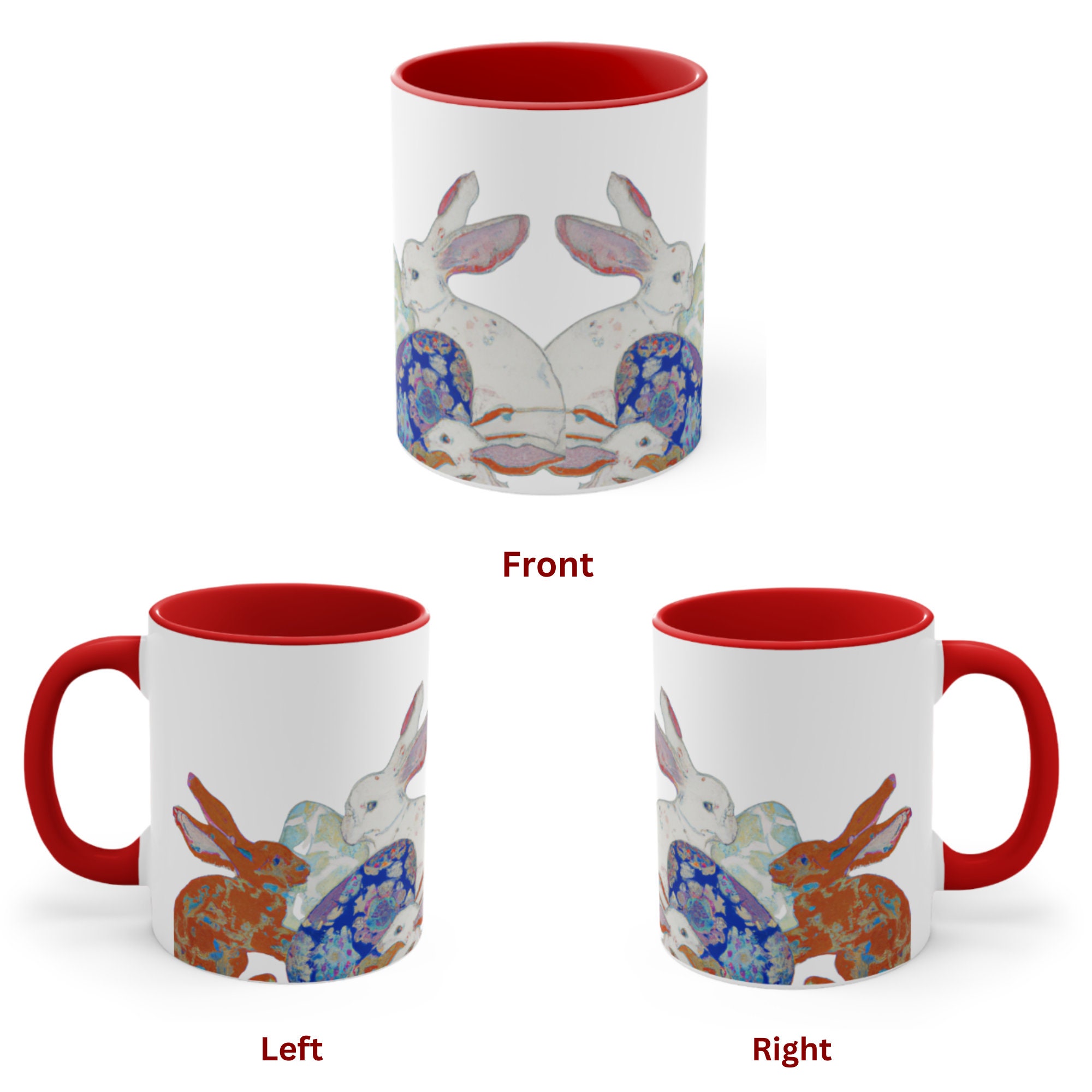 Japanese Art Bunny Mug, Ukiyo E Housewarming Gift for Bunny Lover ...