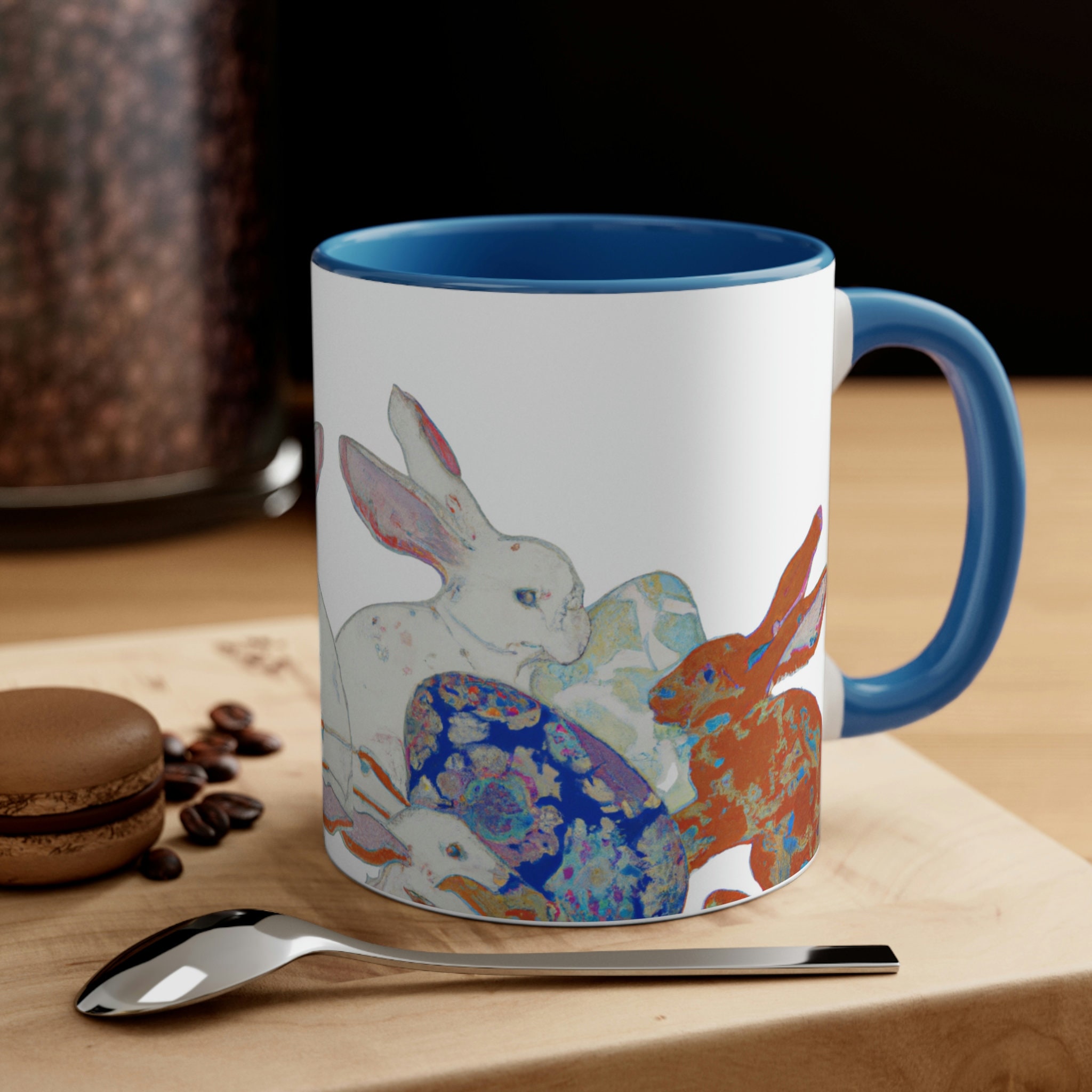 Japanese Art Bunny Mug, Ukiyo E Housewarming Gift for Bunny Lover ...