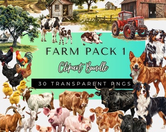 Farm Png | Farm Animals | Farming Clipart | Tractor Png | Farm Life Png ...