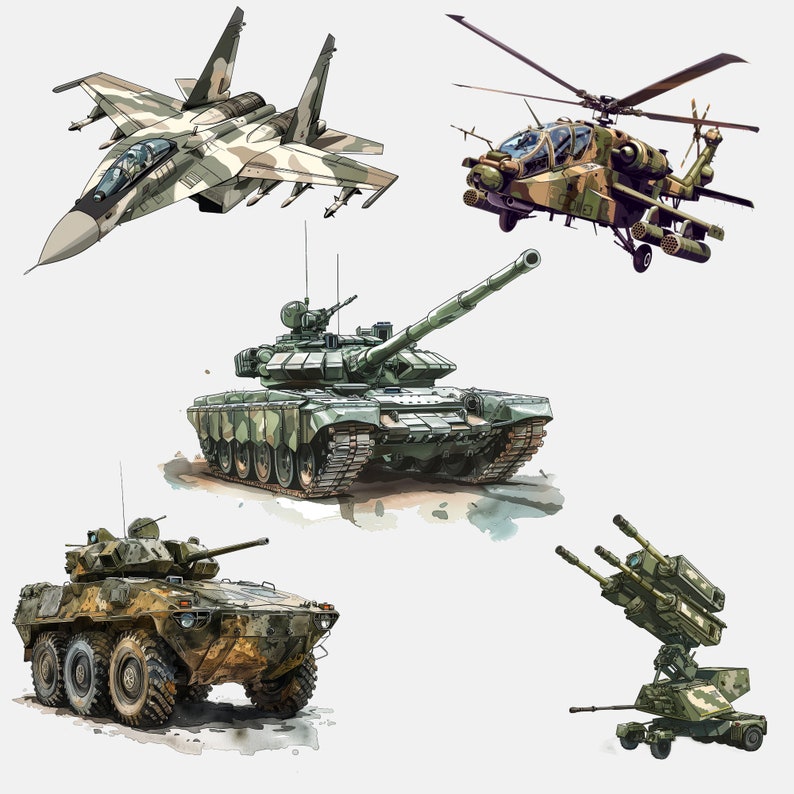 Military Vehicles Clipart, Military Png, Veteran Png, War Clipart, Camo ...