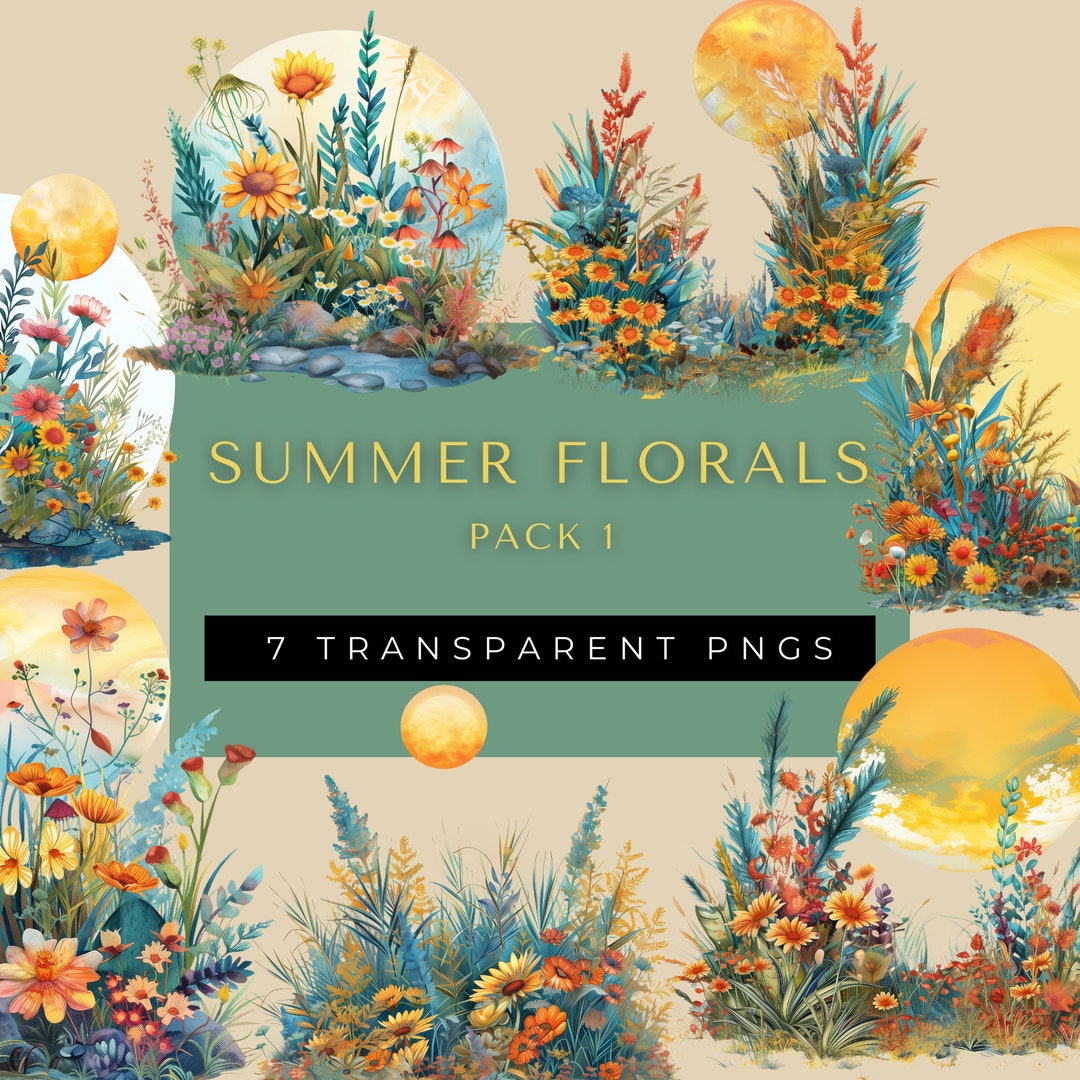Summer Florals, Sunny Garden Flowers, Wildflower Scenes, Sunrise Nature ...