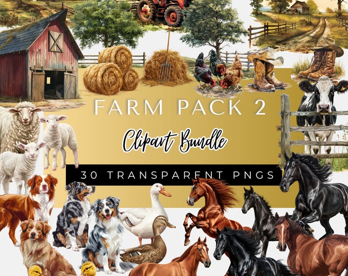 Farm Png | Farm Animals | Farming Clipart | Tractor Png | Farm Life Png ...