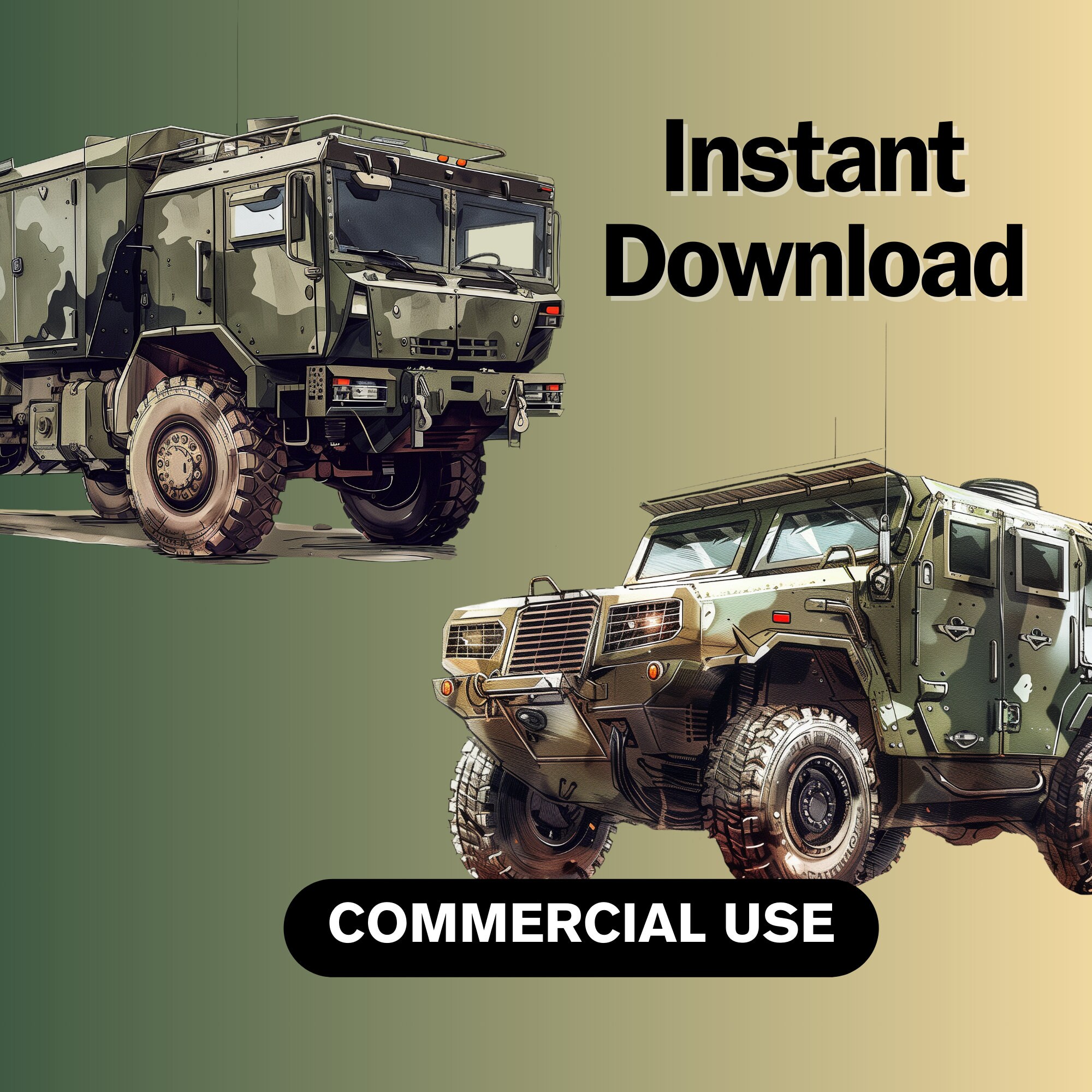 Army Military Vehicles Clipart, Veteran, Battle War Tank, Camo Truck ...