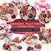 Valentines Day Dessert Platter Clipart, Sweet Treats Gifts, Chocolate ...