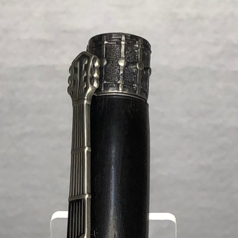Hand Turned Music Themed Pen From Black Ebony. - Etsy